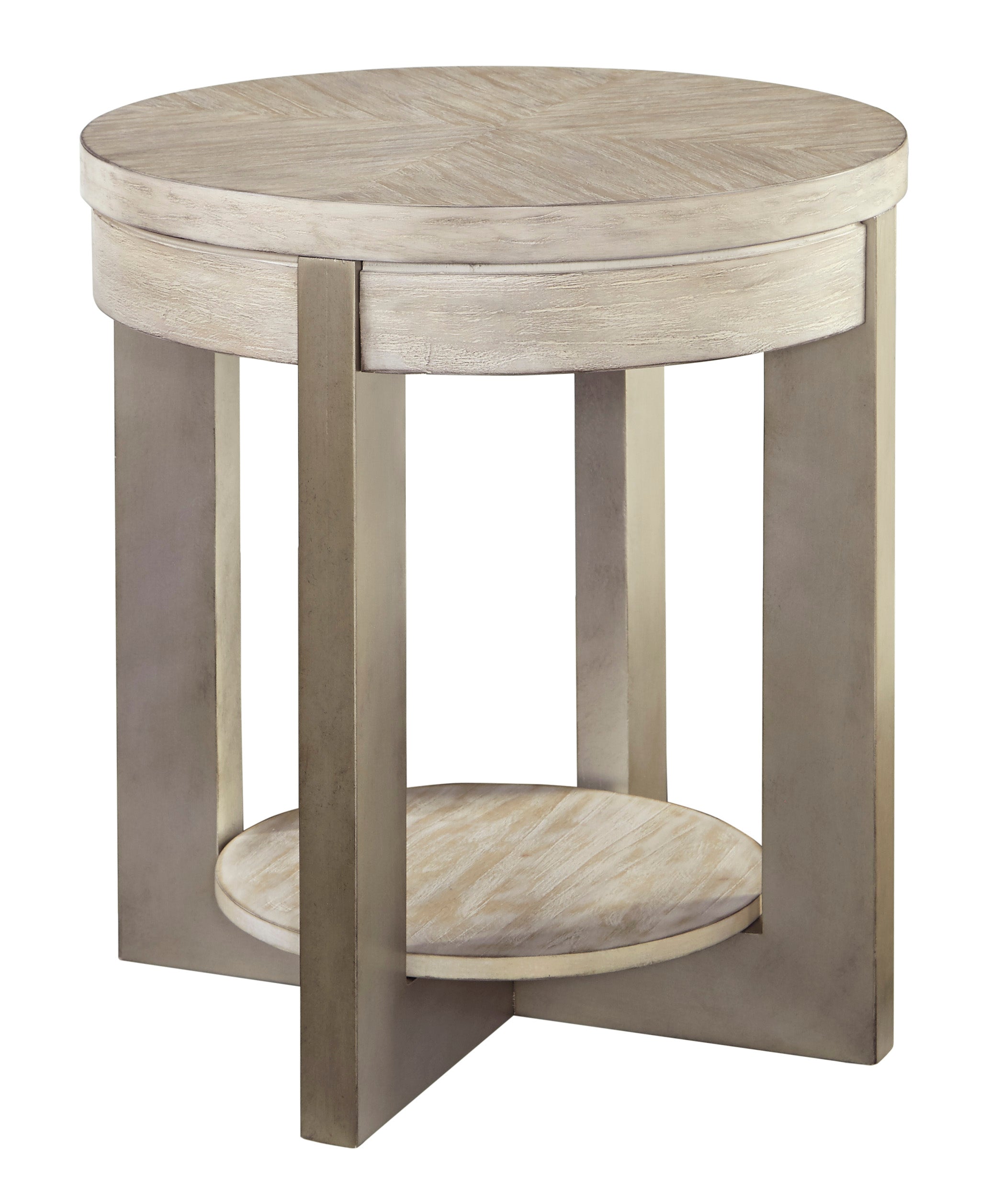 Ashley D Urlander Round End Table Item 7150 MidwestOnMain